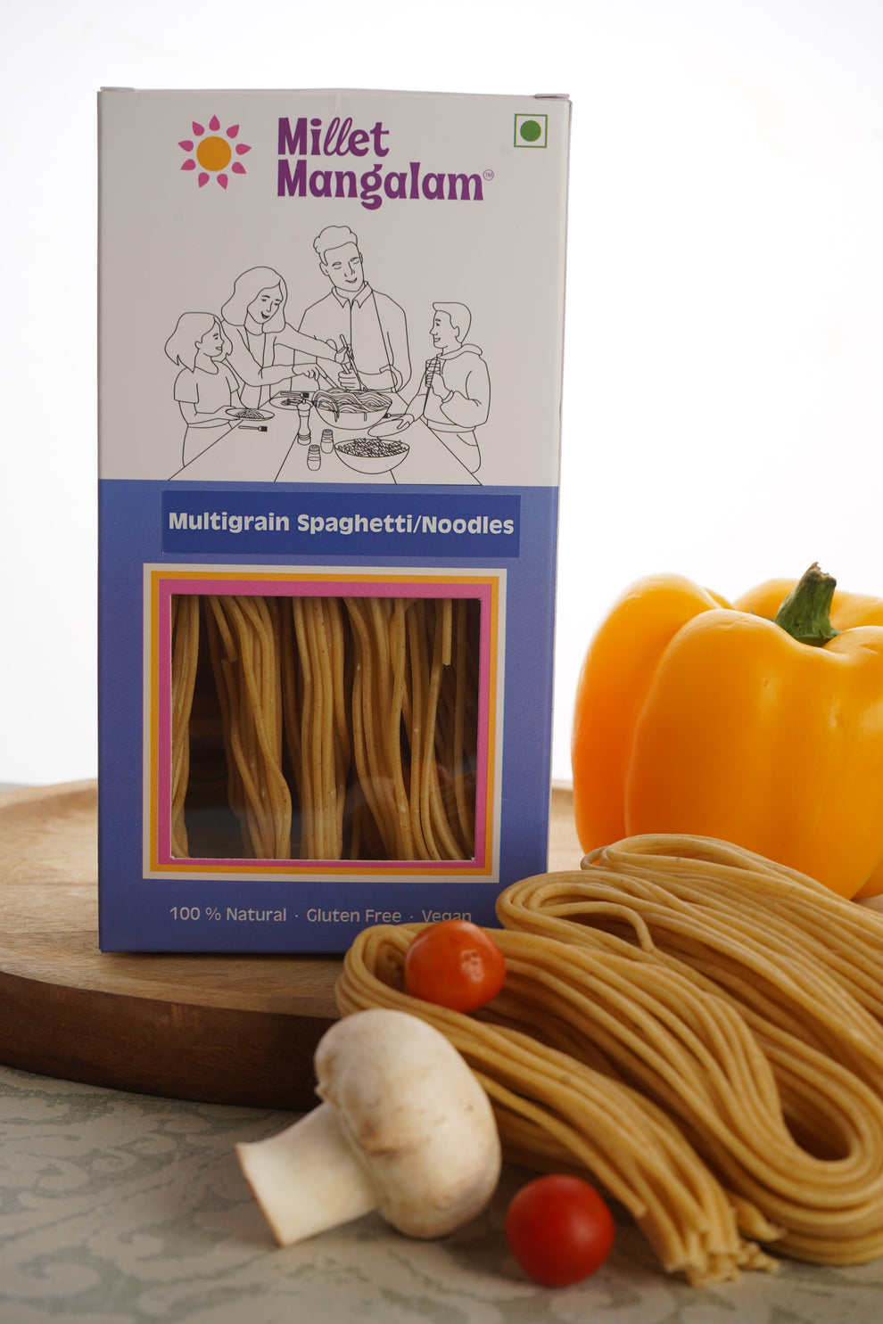 MULTIGRAIN SPAGHETTI - 250g – MILLET MANGALAM